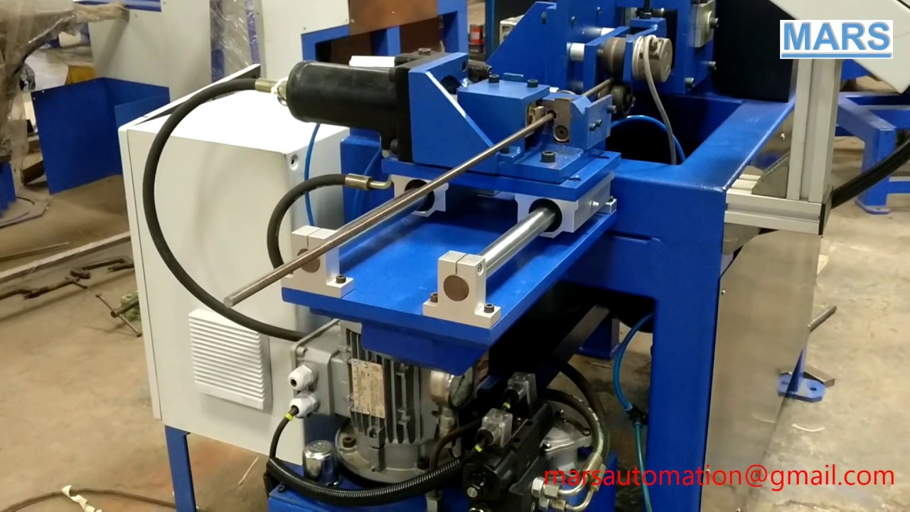 PLC Controlled Automatic Wire Straightening and Cutting Machine - YouTube