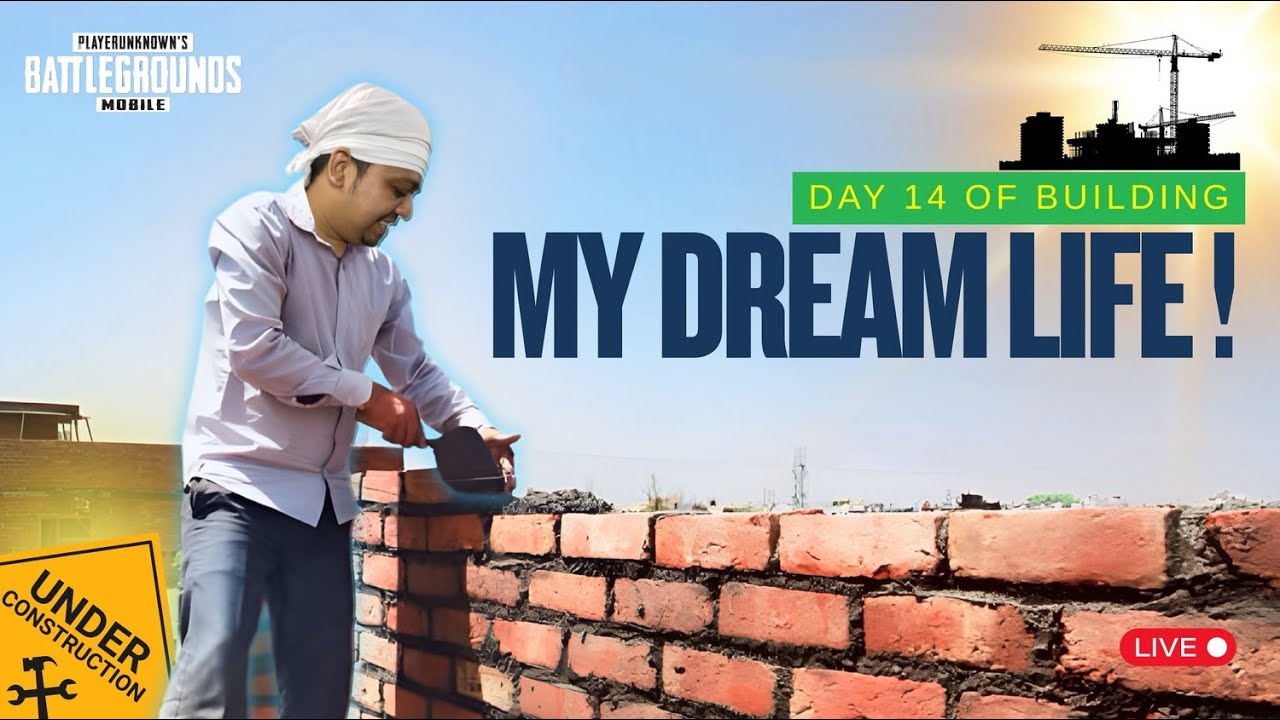 BGMI Live | Day 14 | Building My Dream Life… One Brick at a Time 🧱😂 ...
