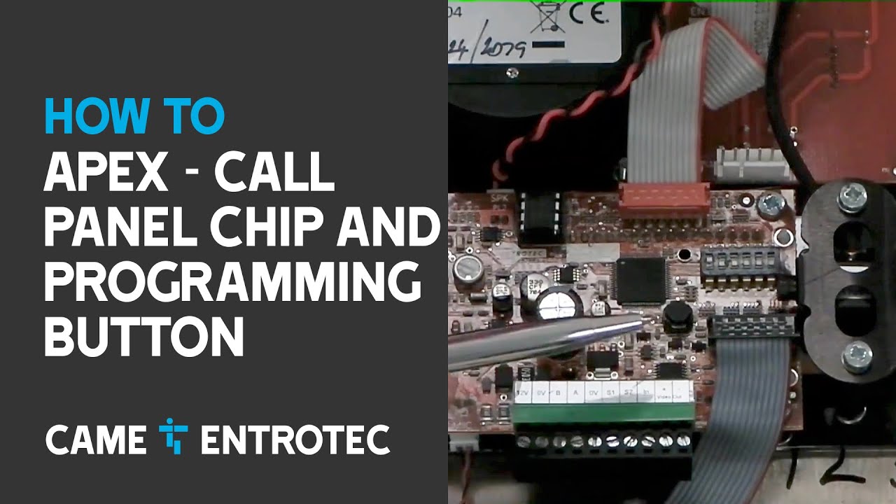 Apex Call Panel Panel Chip & Programming Button - YouTube