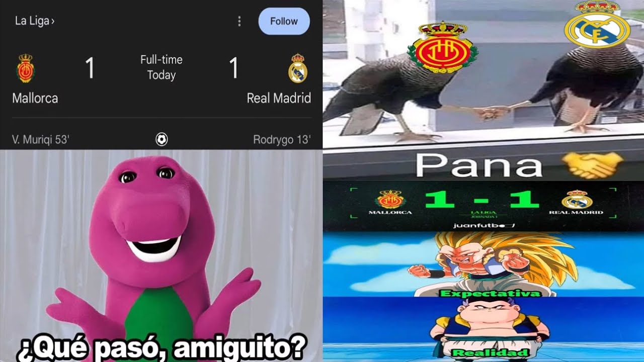 MEMES MALLORCA 1-1 REAL MADRID LALIGA EA SPORTS - YouTube