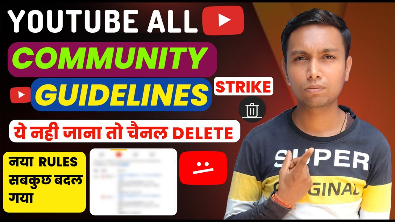 YouTube Community Guidelines Policy | YouTube All Community Guidelines ...