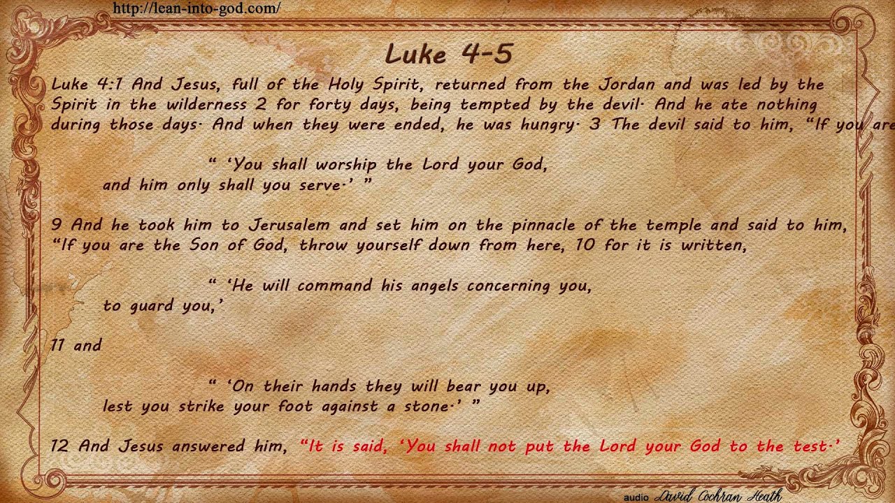 Luke 4-5 - YouTube