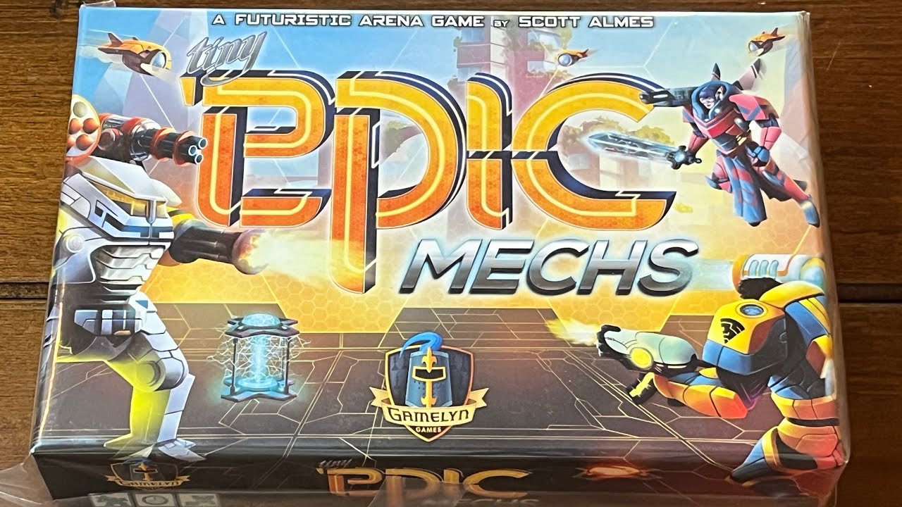 Tiny Epic Mechs (Gamelyn) - Unboxing & A Big Question? - YouTube