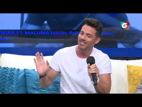 Violinista español Robert Mendoza, nos visita en el set