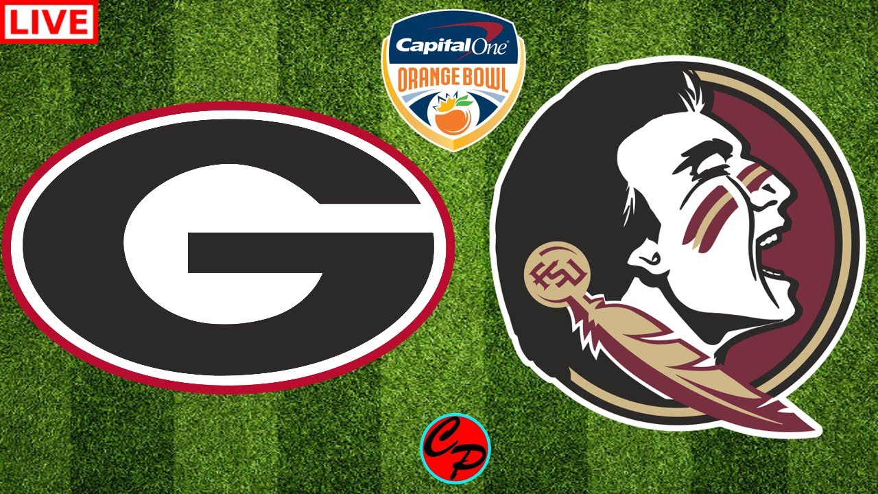 Georgia vs Florida State ORANGE BOWL LIVE GAME CAST & CHAT - YouTube