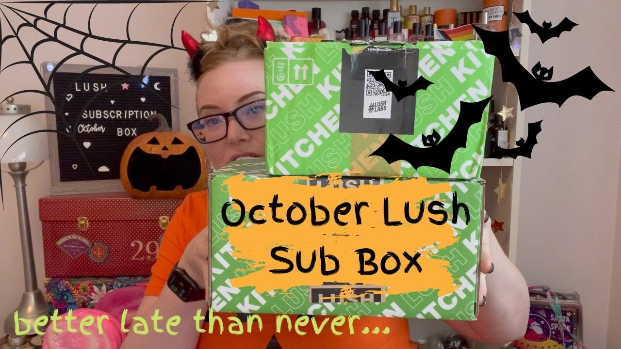 Lush North America Subscription Box: Oct 2022 - YouTube