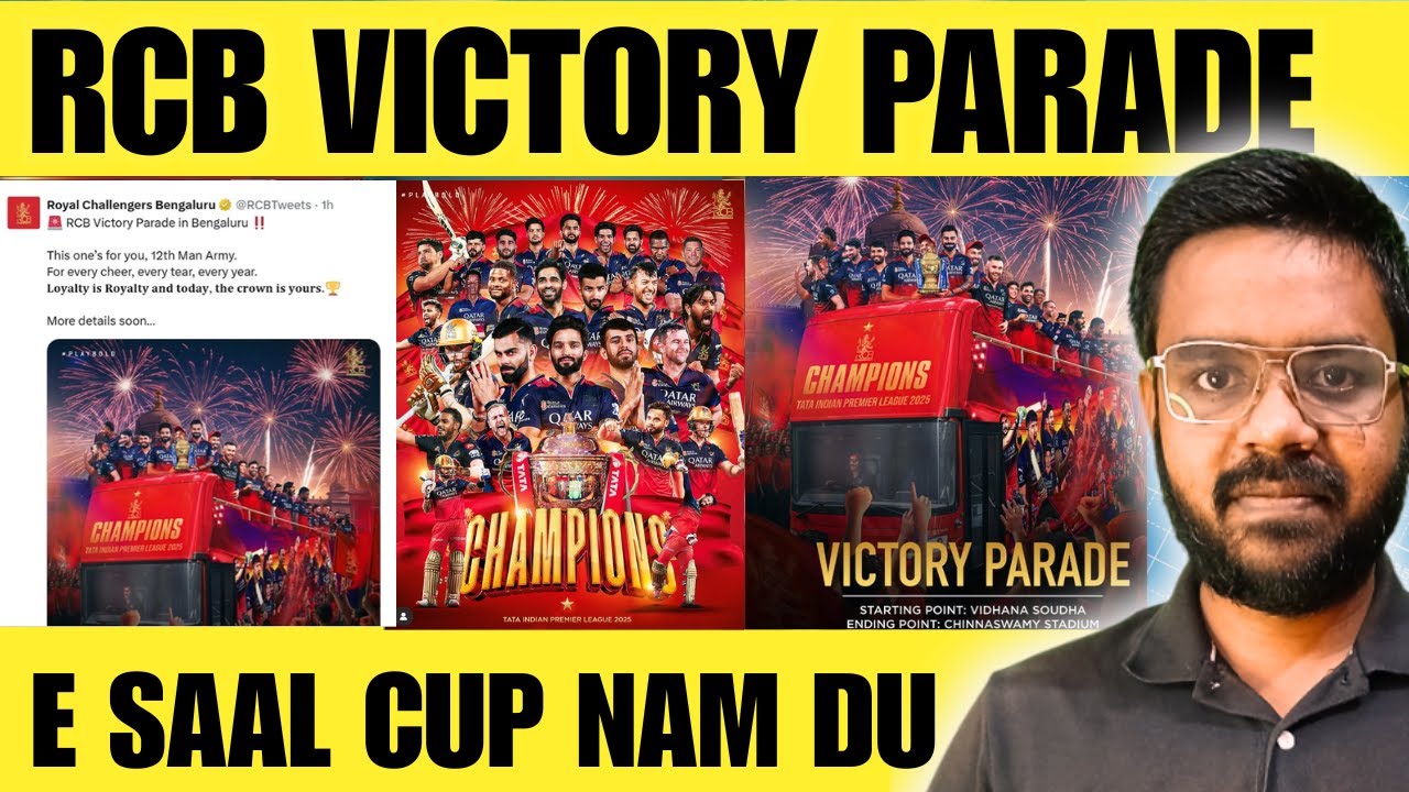 RCB VICTORY PARADE: DETAILS, TIMING, VENUE, WHERE TO WATCH. LET'S ...