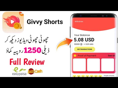 Givvy Shorts App se paise kaise kamaye | Givvy Shorts App Review - YouTube