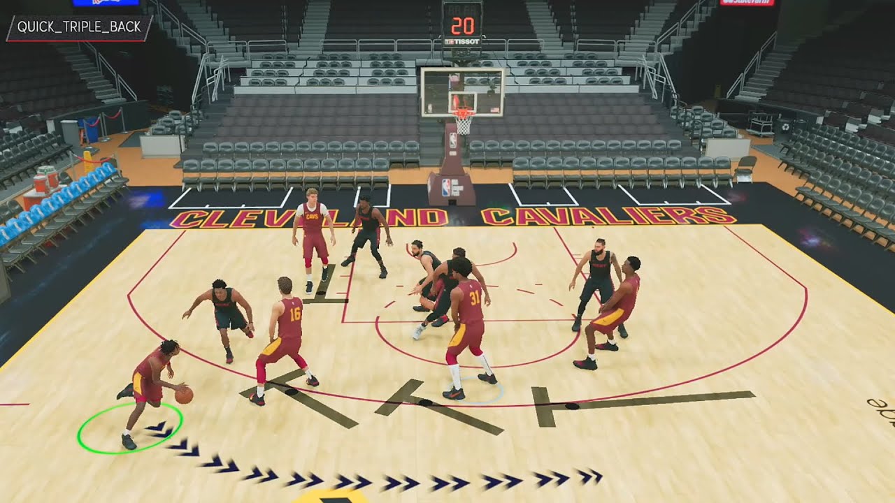 Cavaliers Best Money Play: Quick Triple Back | NBA 2K22 Shorts - YouTube