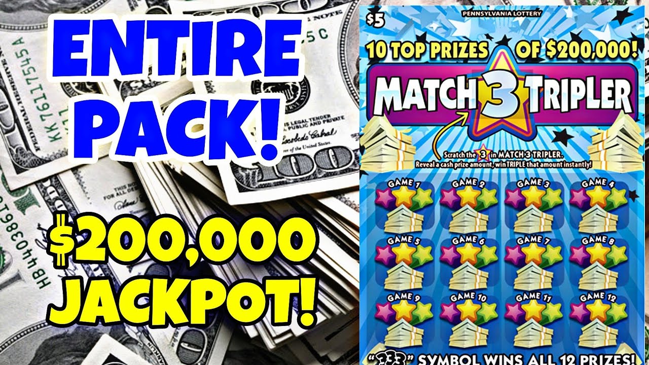 $300 IN PA LOTTERY MATCH 3 TRIPLER SCRATCH OFF TICKETS! #lottery - YouTube