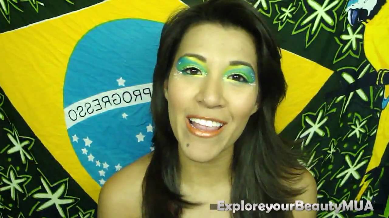 Makeup Brasil...Copa do Mundo!!! - YouTube