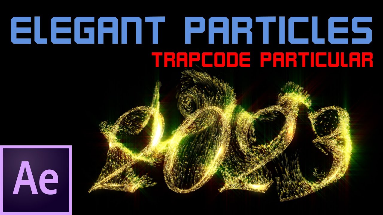 Elegant Particles Reveal After Effects Particular Tutorial - YouTube