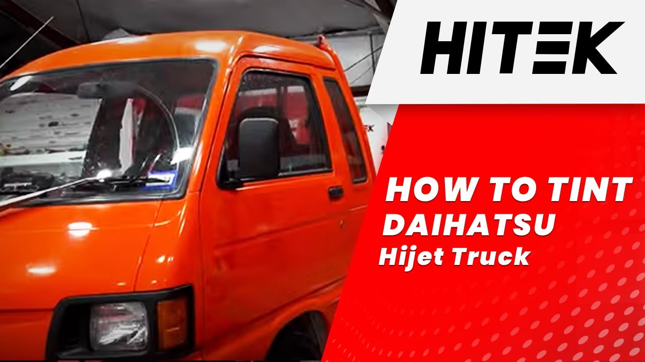 How to Tint a Daihatsu Hijet Truck - YouTube