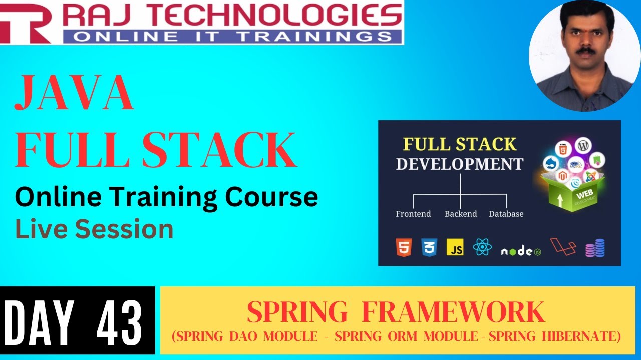 Day 43 | Java Full Stack Online Training Course Live | 19th June 2024 - YouTube