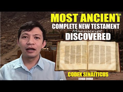 MOST ANCIENT NEW TESTAMENT COPY DISCOVERED | CODEX SINAITICUS - YouTube