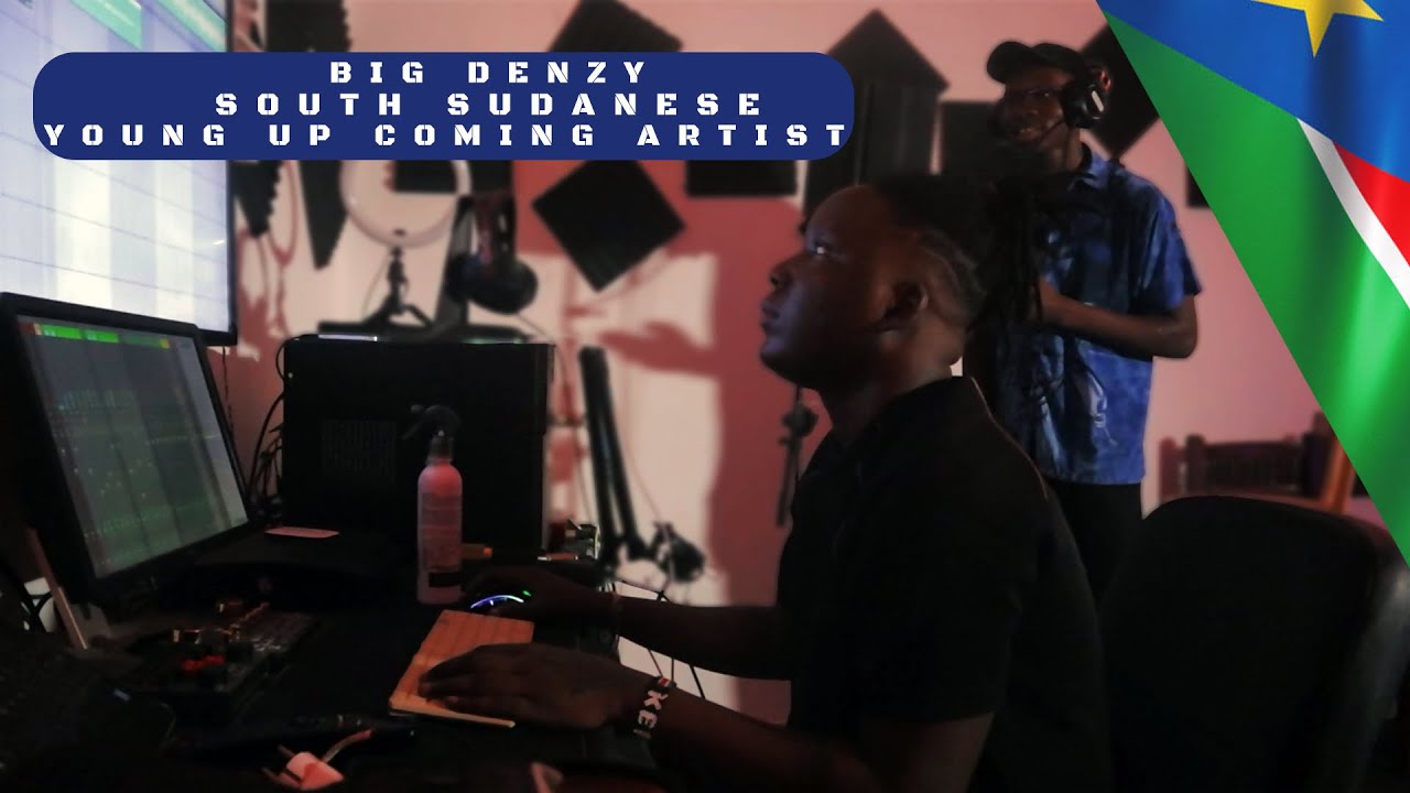 RECORDING WITH BIG BENZY | SOUTH SUDANESE YOUNG ARTIST | - YouTube