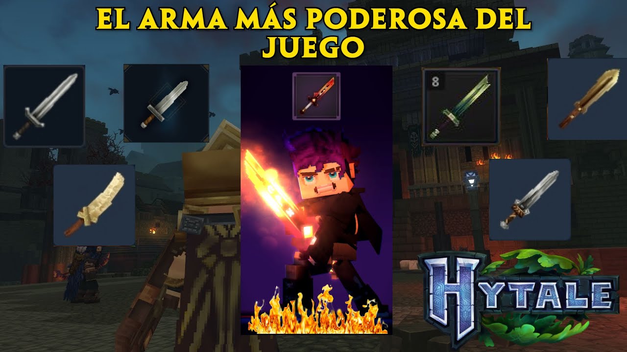 Hytale - Esta arma HARÁ INSTAMUERTES – TODAS las ARMAS del juego ...