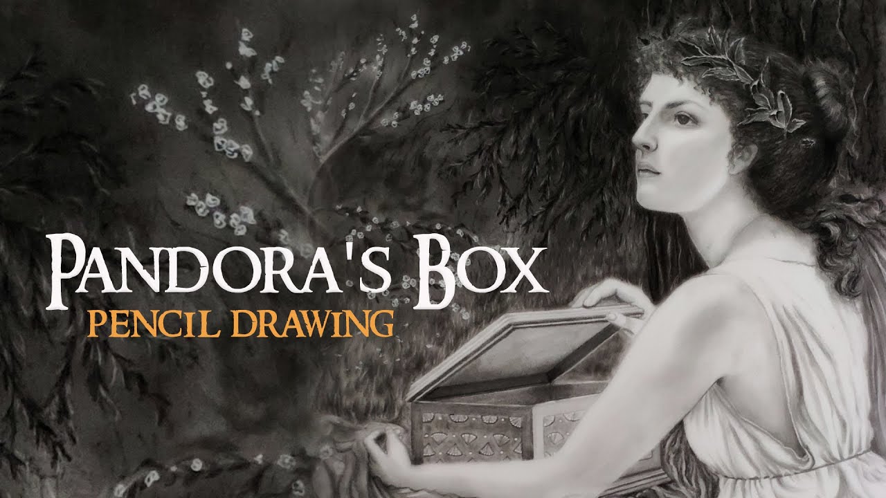 Pandora's Box | Pencil Drawing | Mythology - YouTube