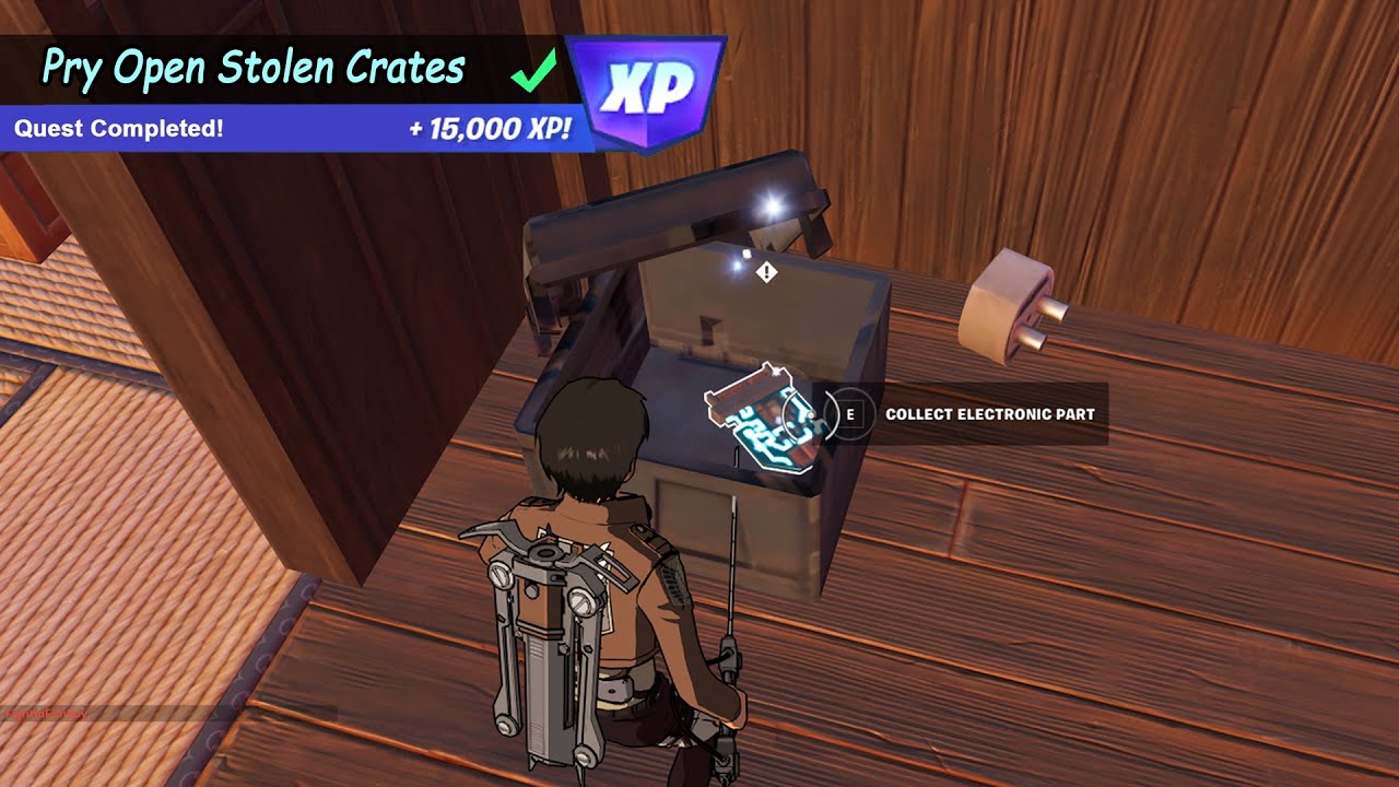 Pry Open Crates to Recover Stolen Electrical Supplies | Fortnite ...