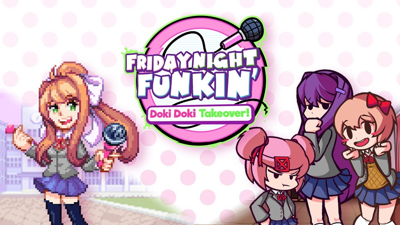 FNF Mod - Friday Night Funkin': Doki Doki Takeover! - YouTube