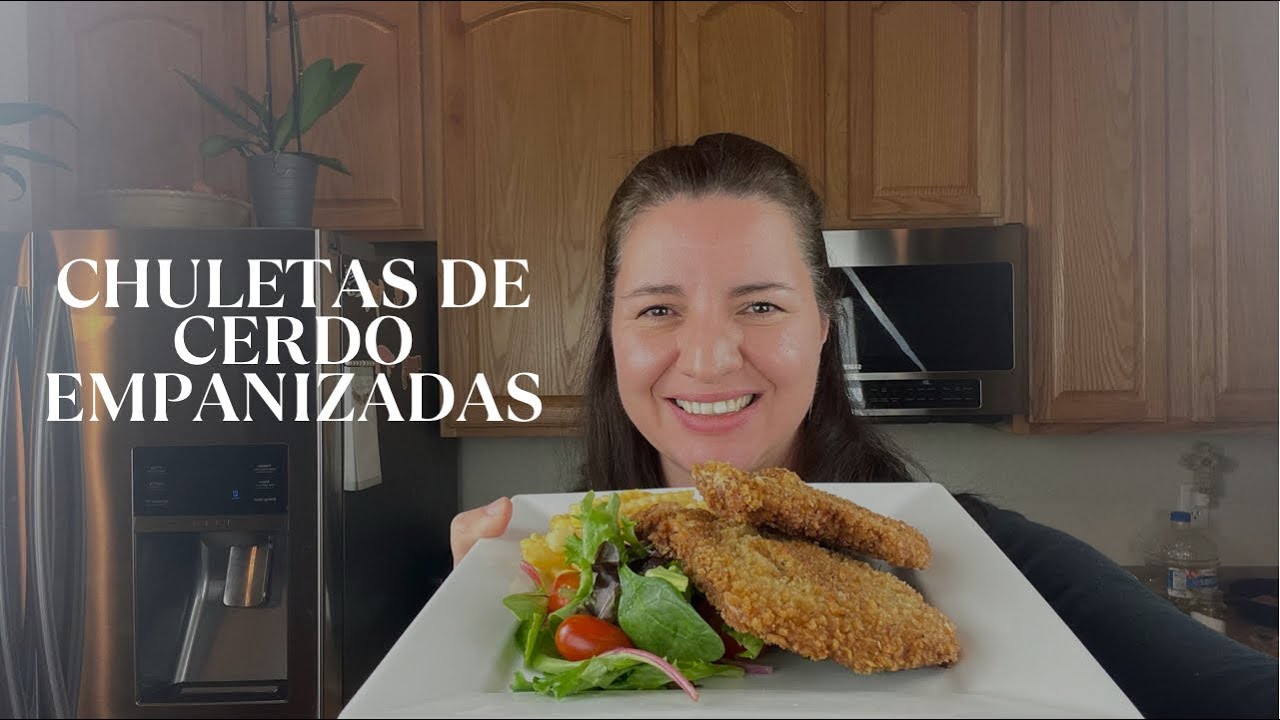 Como hacer perfectas chuletas de cerdo valluna o apanada. - YouTube