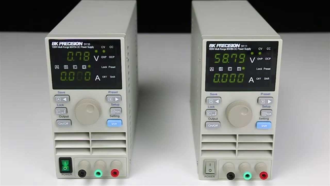 9110 Series - 60 V Multi Range DC Power Supplies - YouTube