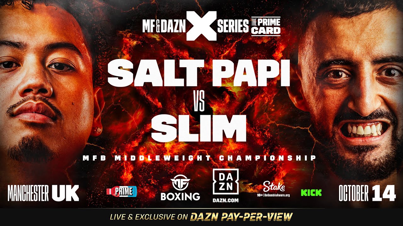 Slim Albaher vs. Salt Papi | Misfits x DAZN X 10 Press Conference ...