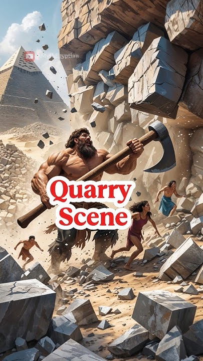Quarry Scene of Ancient Egyptian Gaints #egyptology #ancientmysteries - YouTube