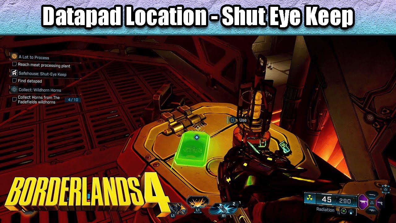 Datapad Location for Shut Eye Keep Safehouse | Borderlands 4 - YouTube
