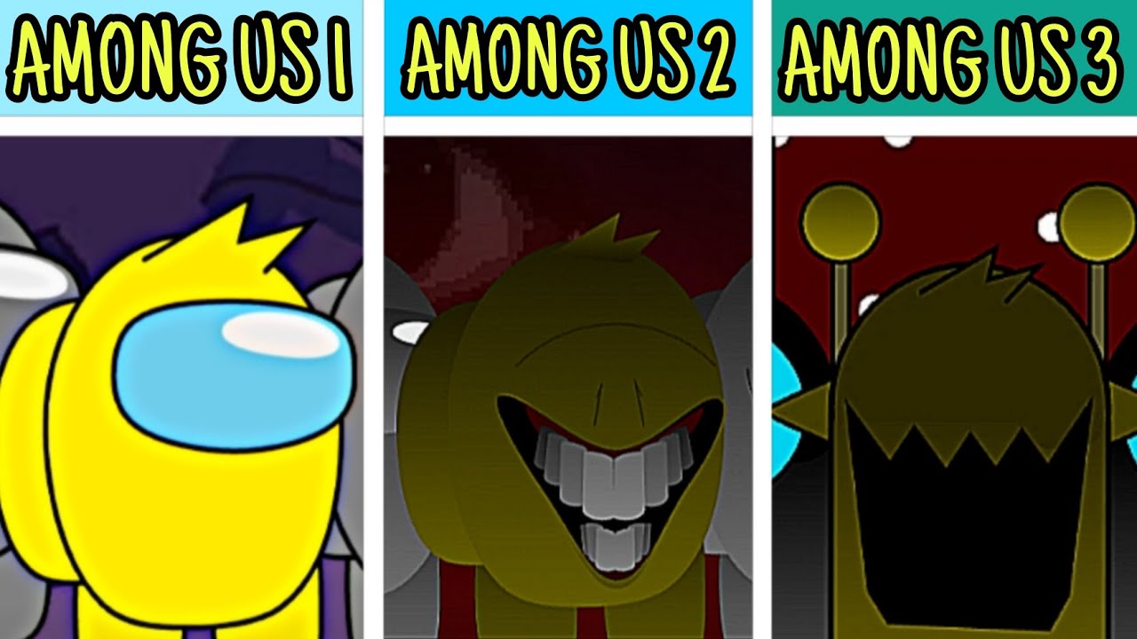 Among Us 1 vs Among Us 2 vs Among Us 2 || Incredibox Sprunki Among Us 🔥 ...