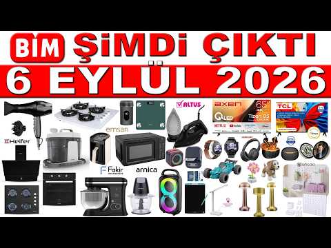 BİM 6 EYLÜL 2026 | ANKASTRE SET ELEKTRİKLİ KÜÇÜK EV ALETLERİ | BİM AKTÜEL KATALOĞU