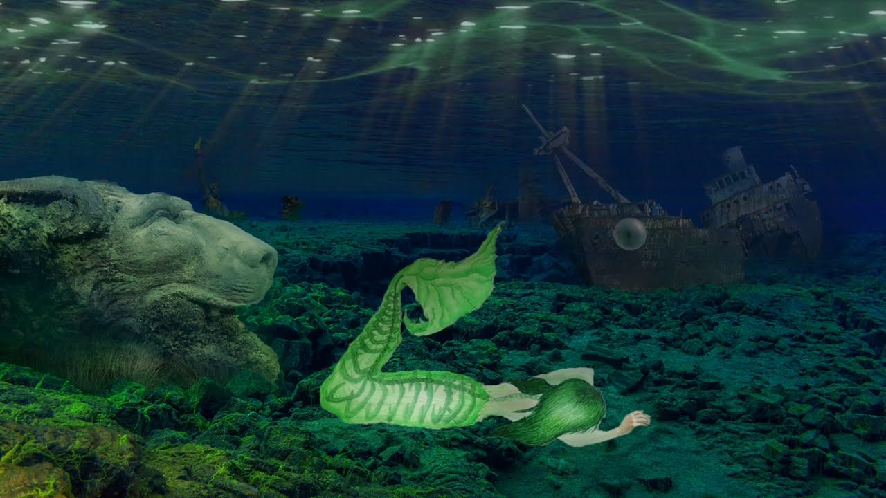 sea underwater | Mermaid relaxing water music | water and music video ...