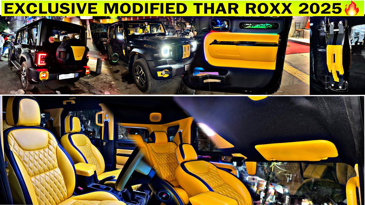Modified Thar Roxx 2025 | Thar 2025 modification 🤩 Thar Roxx ...