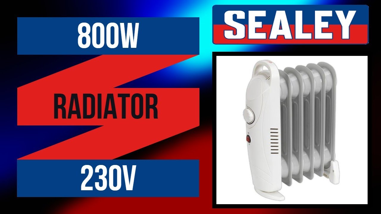 Sealey Mini Radiator - 800W & 230V (RD800) - YouTube