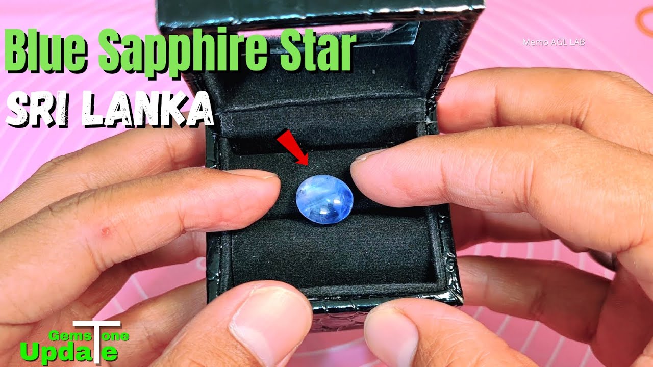 PROMOSI BATU PERMATA BLUE STAR SAPPHIRE SRILANKA CEYLON LOOSE STONE ...