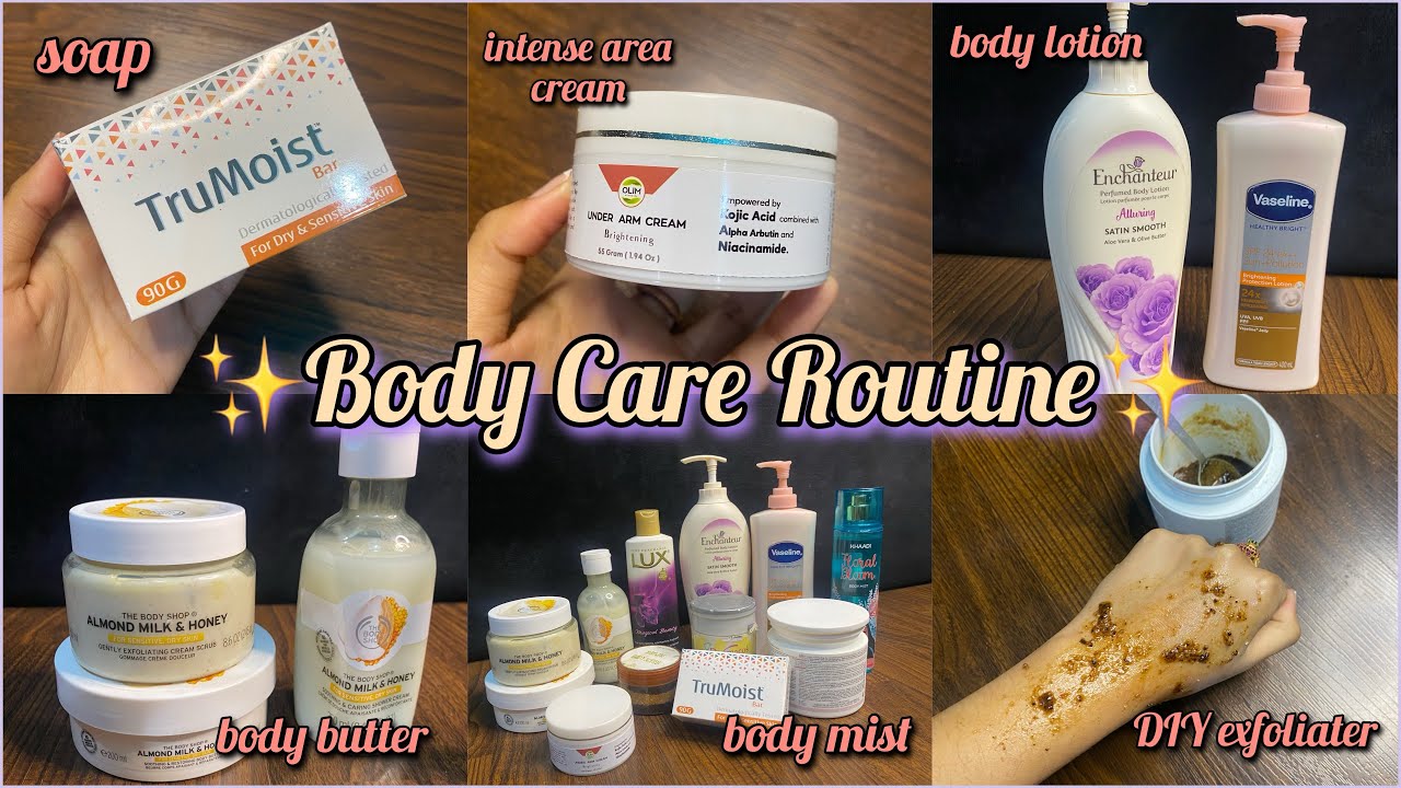 Body Care Routine♥️ Simple and easy | Makes your skin whiten and glowy ...