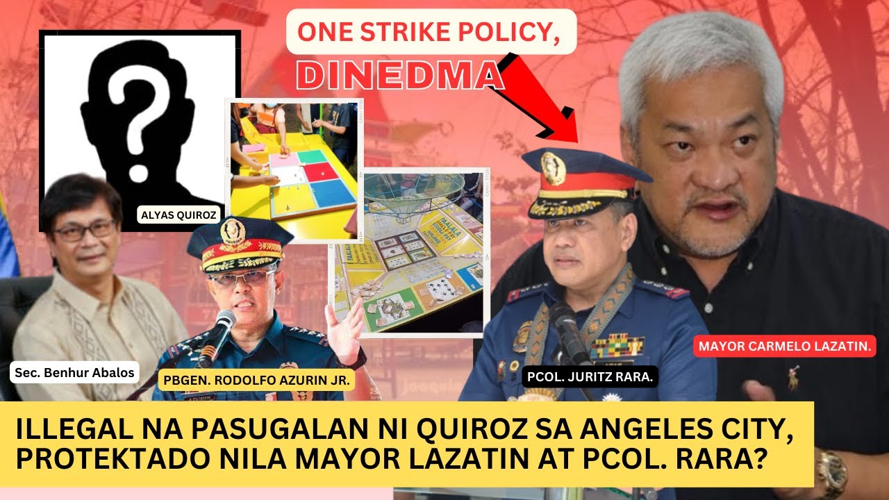 ILIGAL NA PASUGALAN NI QUIROZ SA ANGELES CITY, PROTEKTADO NI MAYOR ...