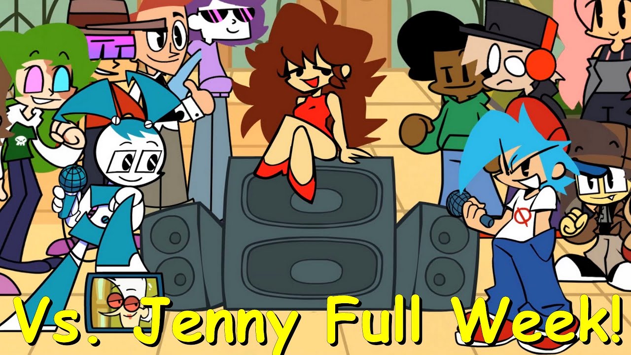Friday Night Funkin': Vs Jenny Full Week! [FNF Mod/HARD] - YouTube