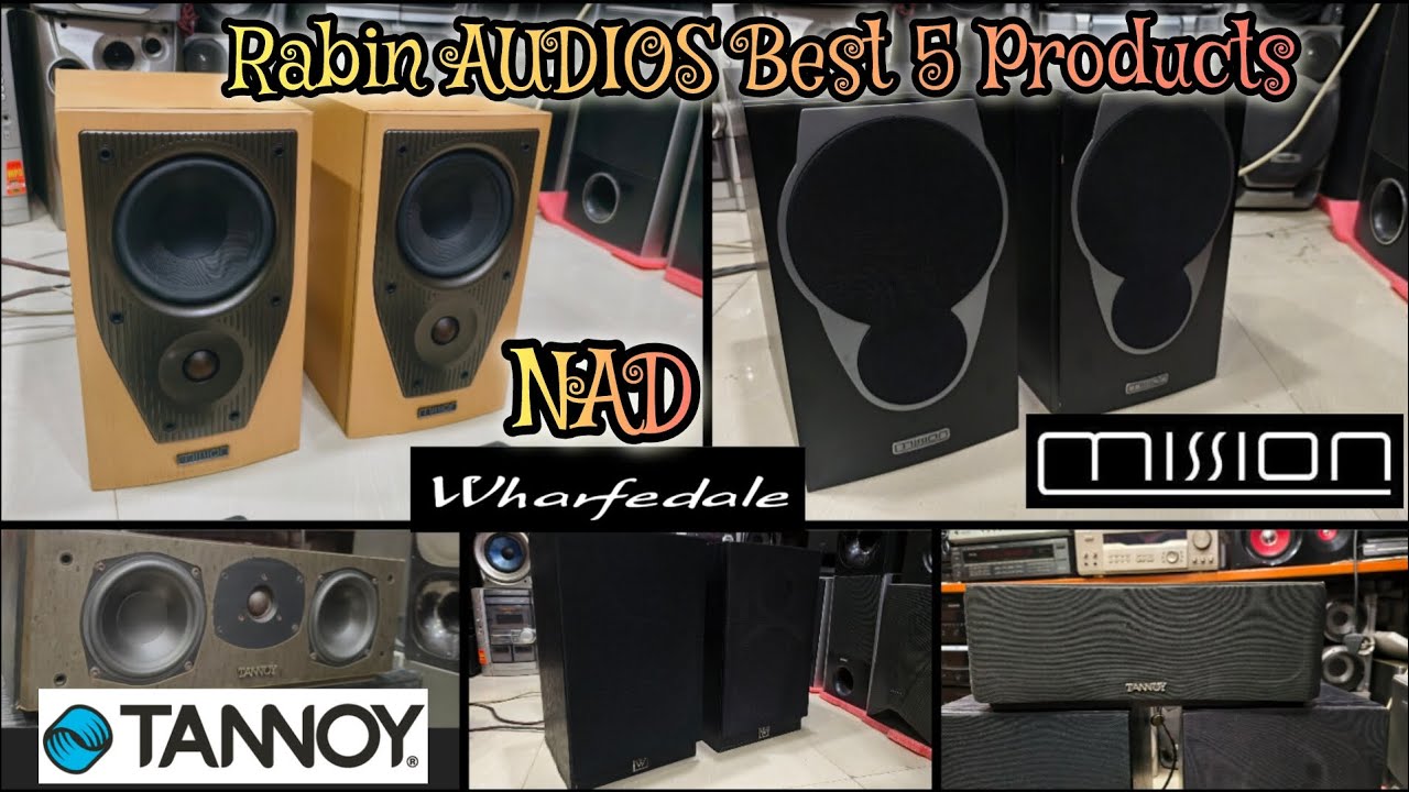 Premium Brand Bookself packages #nad-800 #warfedale-505.2 #mission-m71 ...