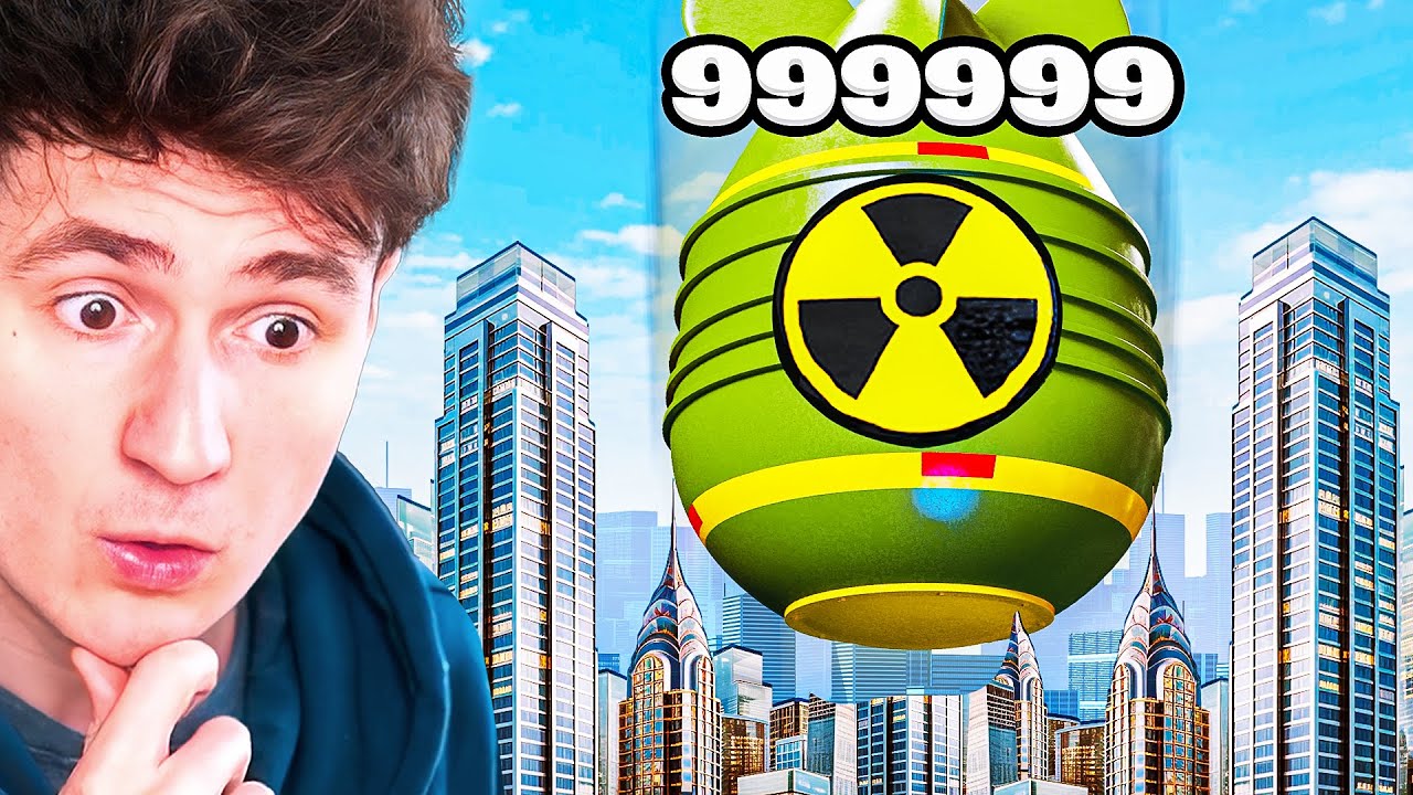 Nuclear Bomb Simulator BUT MAX NUKE HITS! - YouTube