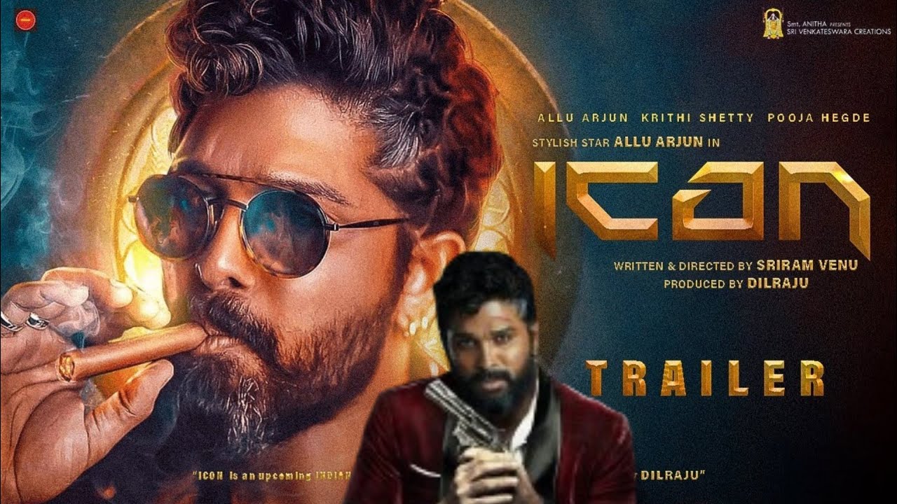 icon movie trailer | allu arjun | pooja hegde |prakash raj | - YouTube