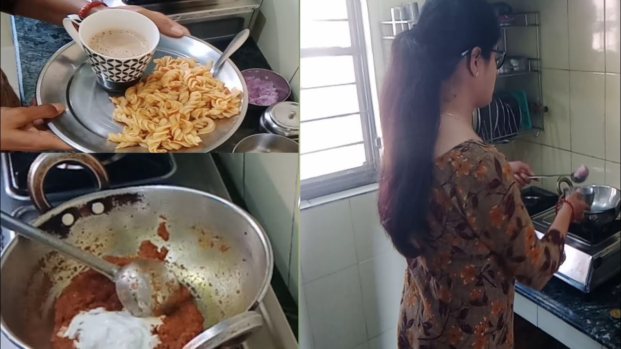 cooking, cleaning and busy morning routine!cooking कुछ इस तरह से करो की ...