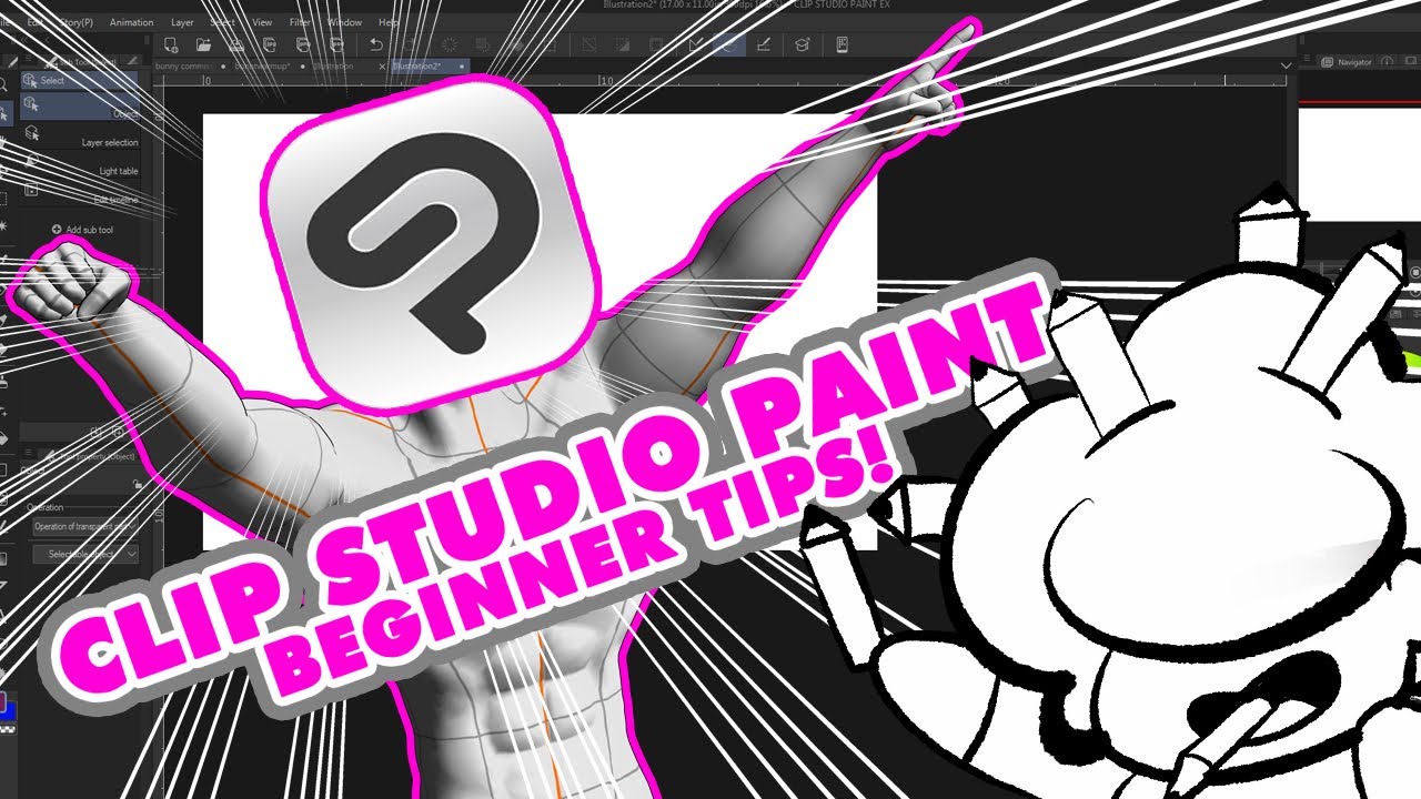 5 BEGINNER Tips for CLIP STUDIO PAINT | Viga's Art Room - YouTube