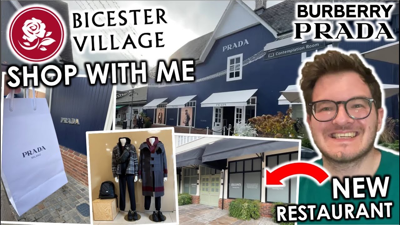 BICESTER VILLAGE SHOP WITH ME | Burberry, Prada & more! | What's ...