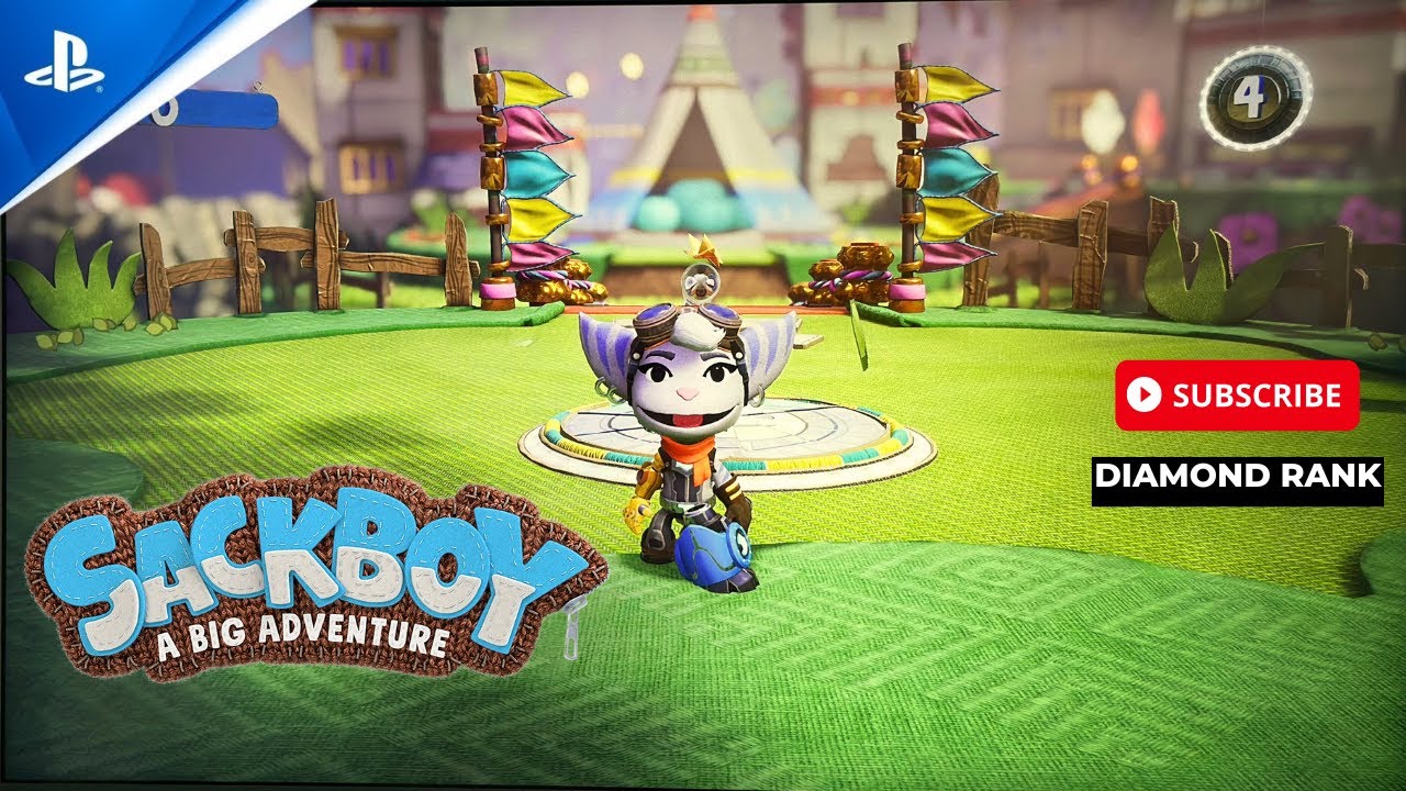 Sackboy: A Big Adventure gameplay, Jump, Roll, Smile! 🧶💖 Sackboy Fun ...