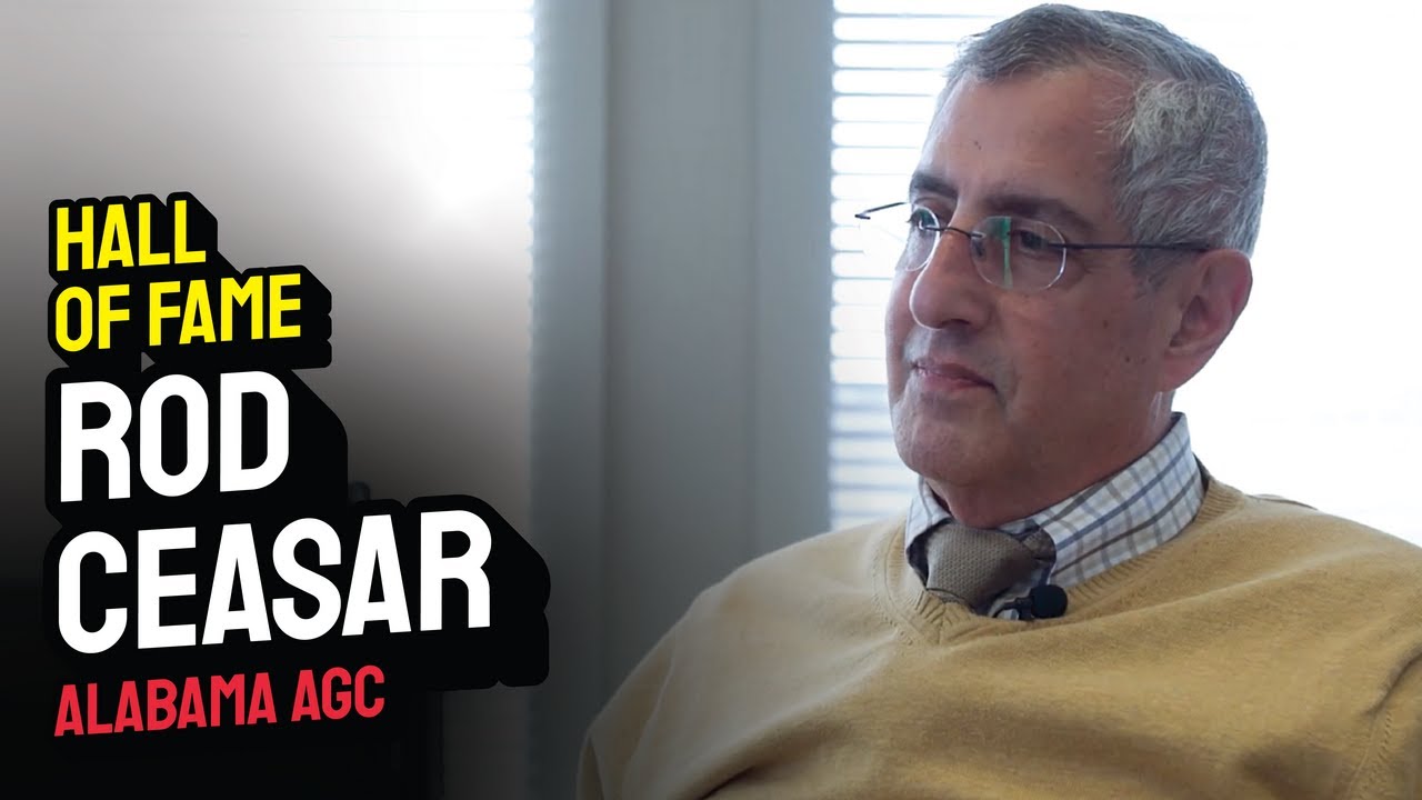 Rod Ceasar Alabama AGC Hall of Fame Induction - YouTube