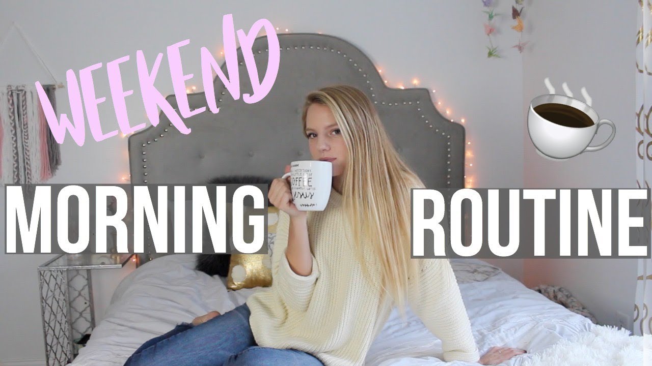 My Weekend Morning Routine + GIVEAWAY!! - YouTube