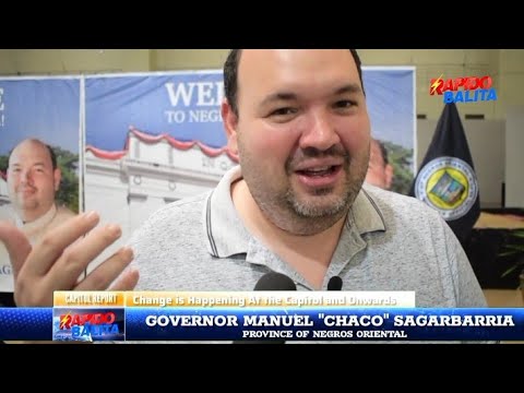 WATCH: Exclusive interview with Negros Oriental Governor Manuel "Chaco ...