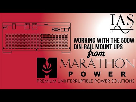 A Quick Look at the Marathon Power 500W Din-Rail UPS - YouTube