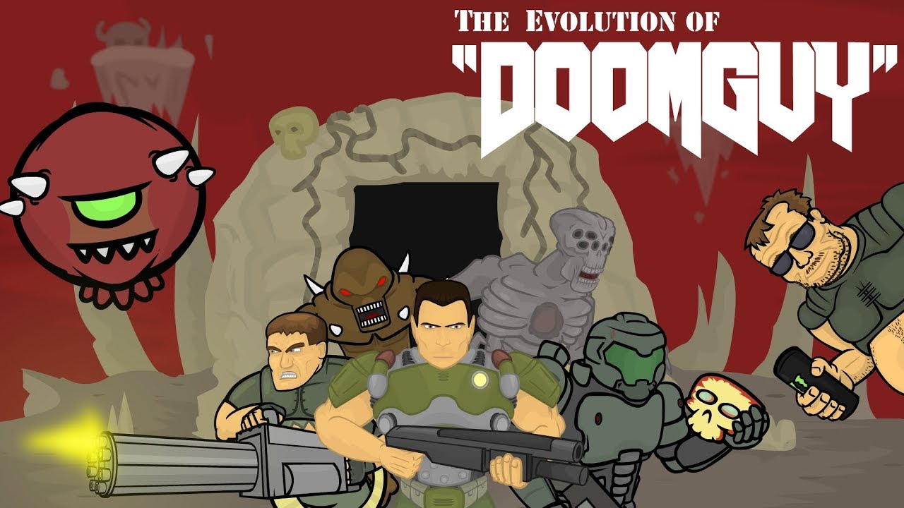 The Evolution of "DOOMGUY" (Cartoon) From DooM 1,2 to DOOM:Eternal ...